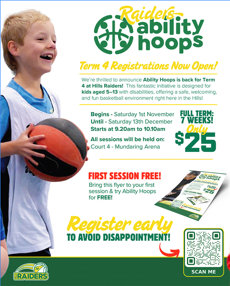Ability Hoops – Inclusive Basketball at Hills Raiders